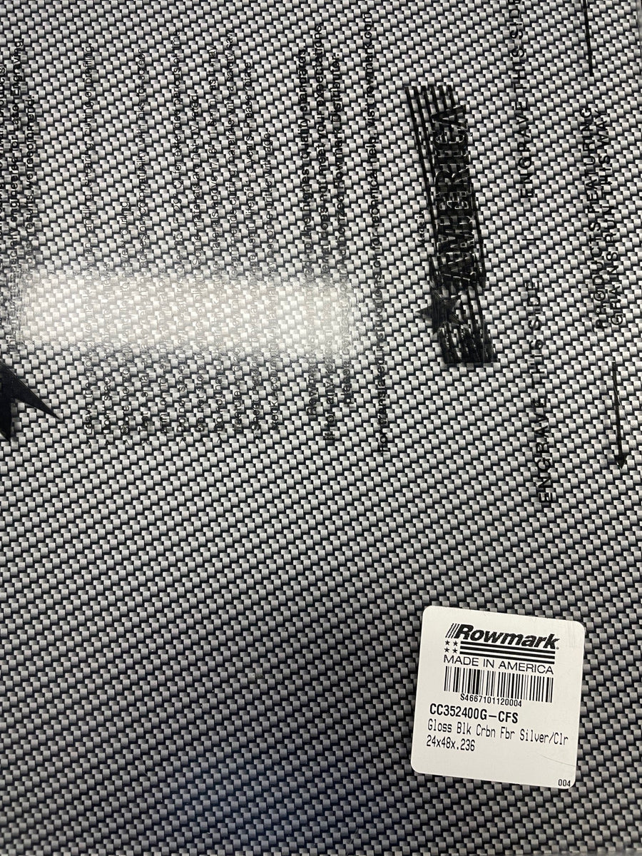 ColorCast Carbon Fiber Engraving Sheet – Rowmark Australia