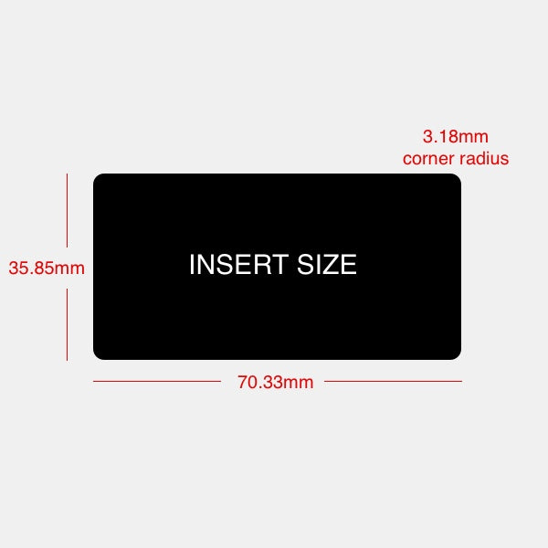 Gold Name Badge Holders Large Size Pack of 20 – Rowmark Australia