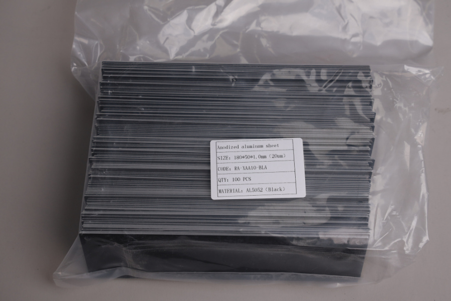 Precut Anodised Aluminium Plates (180 x 50 x 1mm) – Rowmark Australia