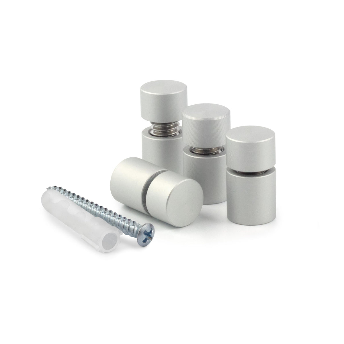 Standoffs Matte Silver (4-piece) – Rowmark Australia