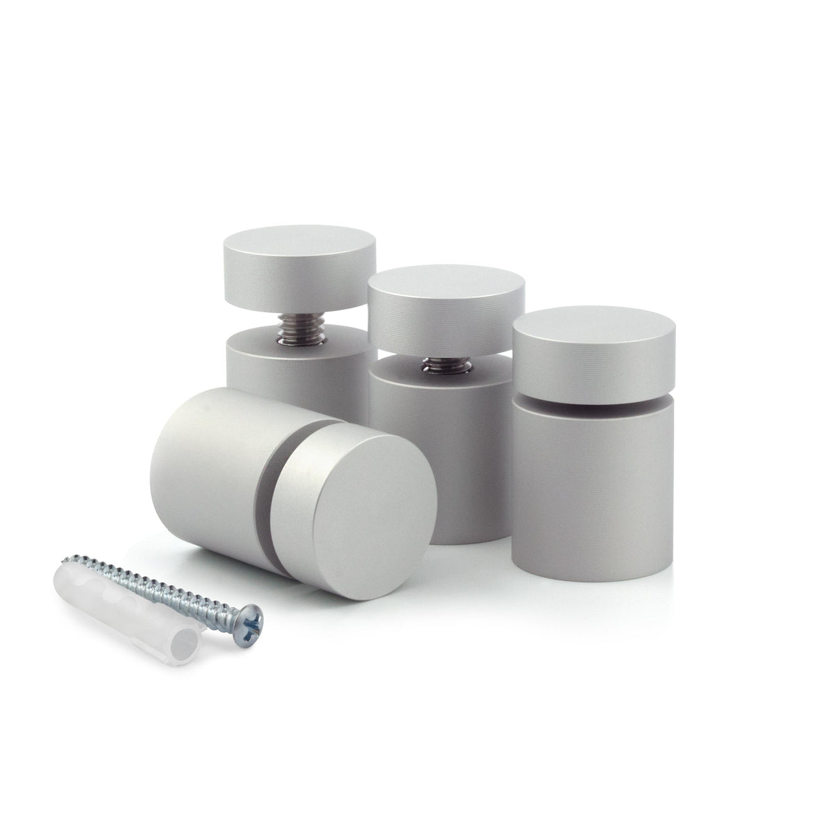 Standoffs Matte Silver (4-piece) – Rowmark Australia