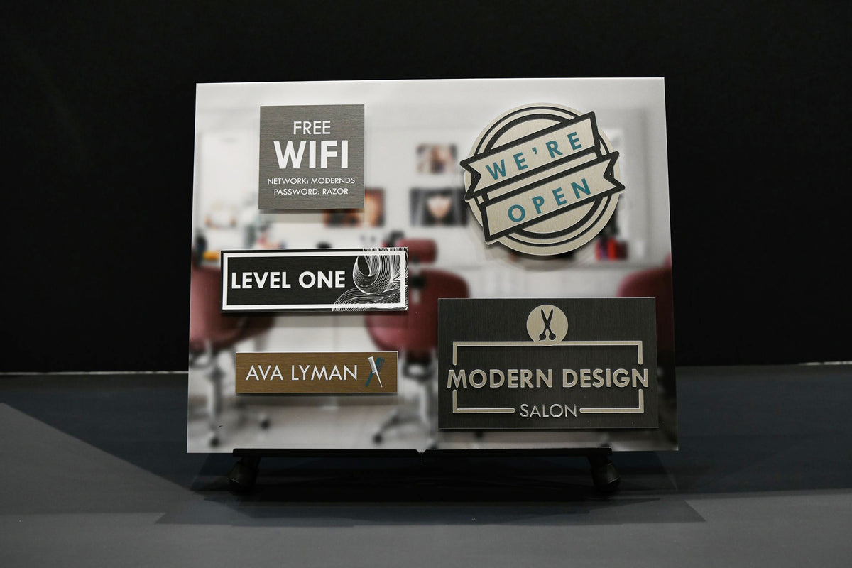 LaserMax Brushed Sterling & Black (External) – Rowmark Australia