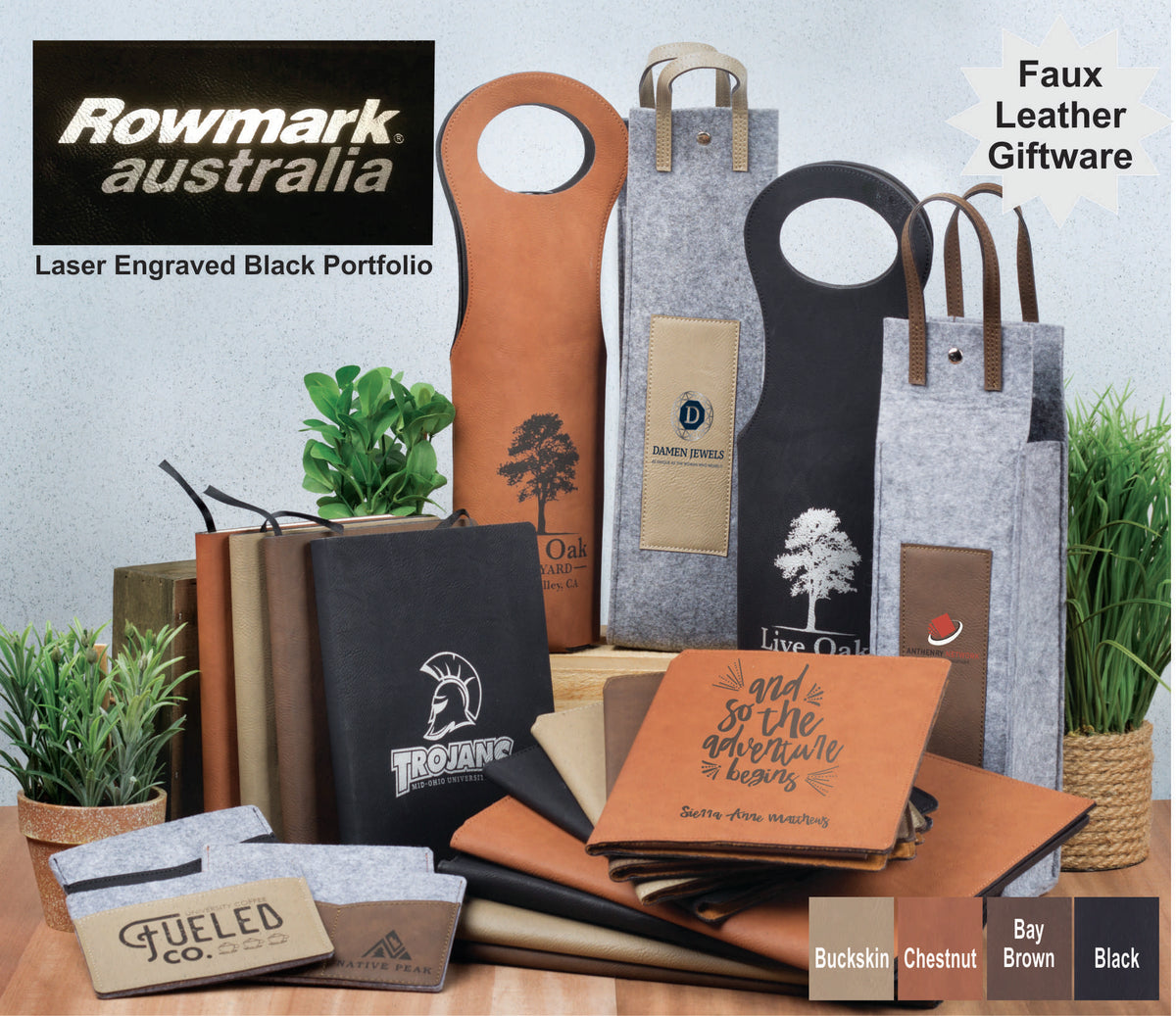 Saddle Collection Laserable Prototype Pack 2018 – Rowmark Australia